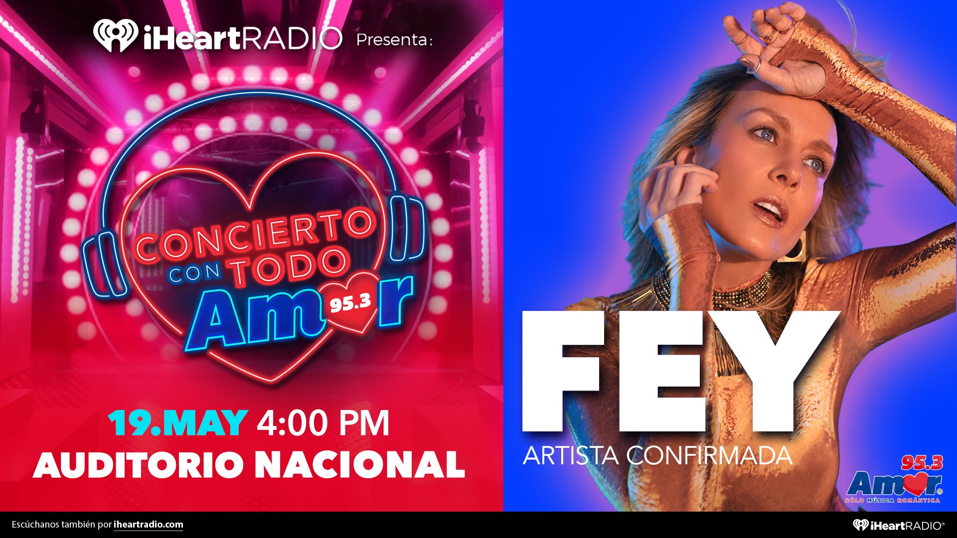 Fey en el Concierto Con Todo Amor 2024 | Amor | Sólo Música Romántica