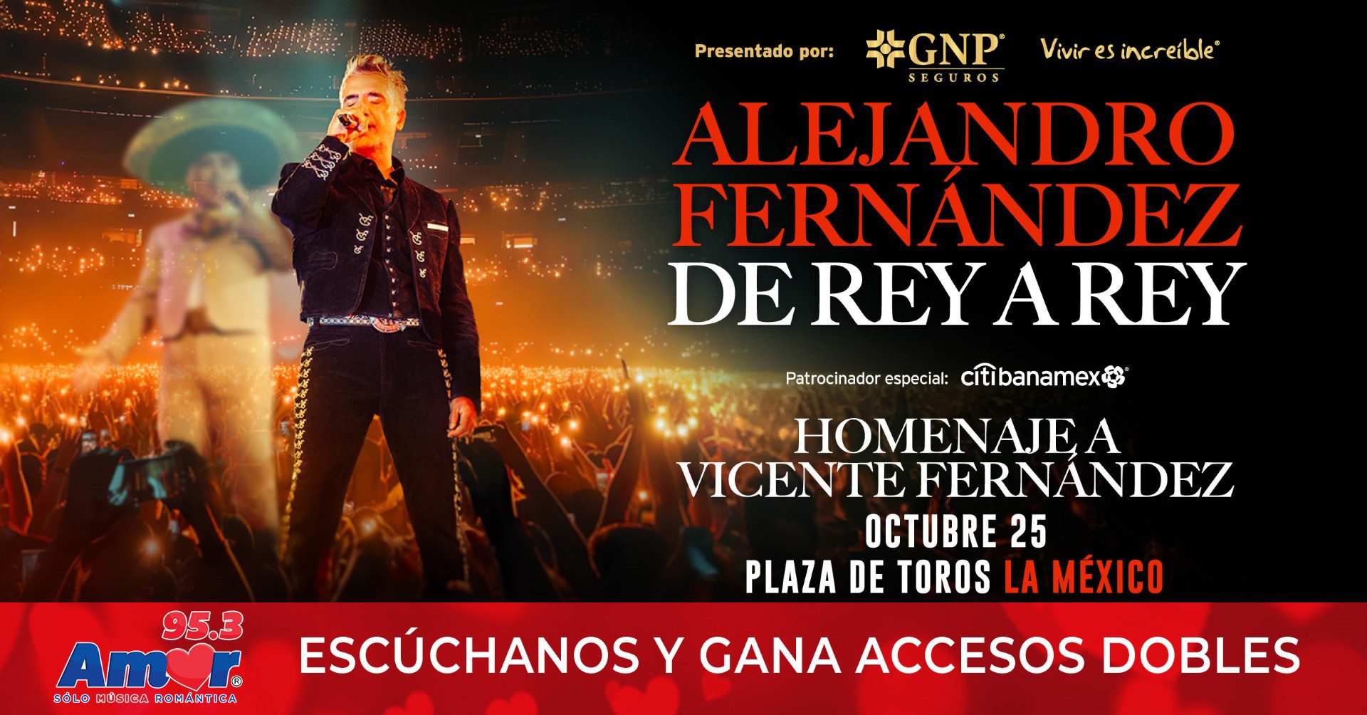 De Rey a Rey con Alejandro Fernández: ¡Acompáñanos al homenaje a Vicente Fernández! | Amor ...