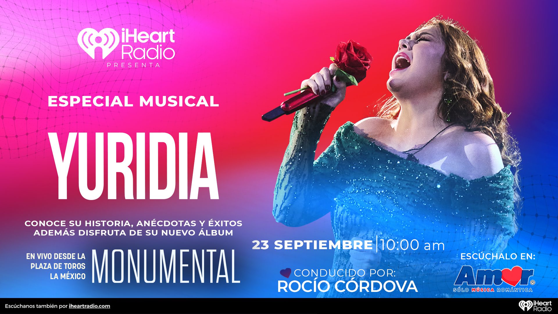 ¡Especial Musical con Yuridia, presentando su nuevo álbum EN VIVO ...